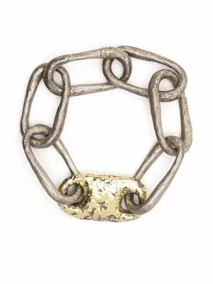 PARTS OF FOUR Roman Medium Link Bracelet - Silver