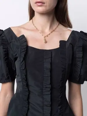 MISSOMA Aegis Chain Pavé Sphere Pendant Necklace