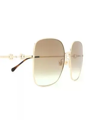 Gucci Horsebit-embellished Oversized Sunglasses
