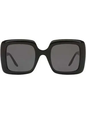 Gucci Oversized Square-frame Sunglasses - Black
