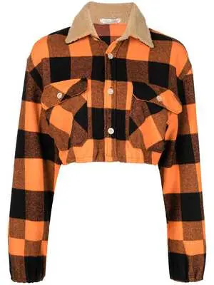 ROMEO HUNTE Lucy Flannel Cropped Jacket