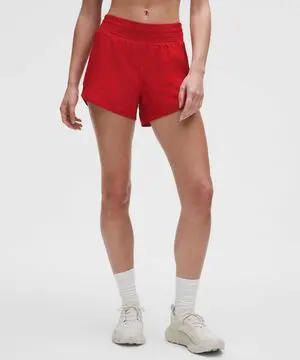 Lululemon Hotty Hot High-rise Lined Short 4 Dark Red