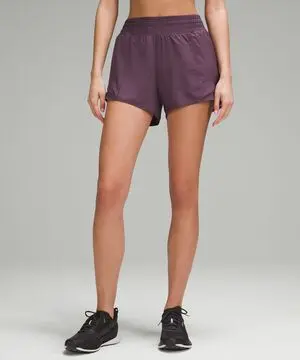Lululemon Hotty Hot High-rise Lined Short 4 Grape Thistle