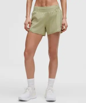 Lululemon Hotty Hot High-rise Lined Short 4 Honeydew