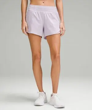 Lululemon Hotty Hot High-rise Lined Short 4 Lilac Ether