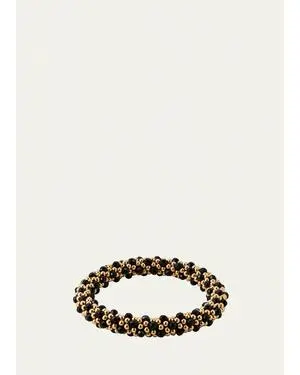 Meredith Frederick 14k Gold And Black Onyx Beaded Bracelet - Yg