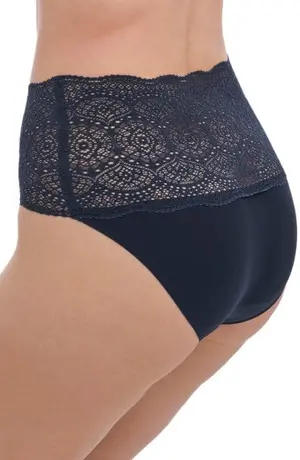 Fantasie Invisible Stretch Lace Briefs - Navy