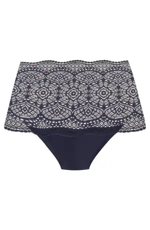 Fantasie Invisible Stretch Lace Briefs - Navy