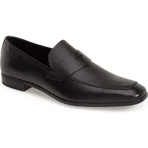 Prada Saffiano Leather Penny Loafer