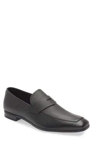 Prada Saffiano Leather Penny Loafer