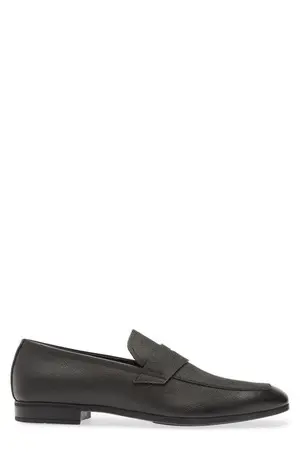 Prada Saffiano Leather Penny Loafer