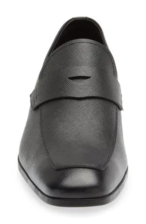 Prada Saffiano Leather Penny Loafer
