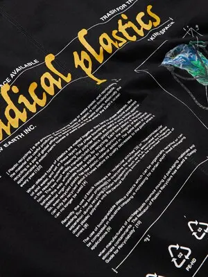 SPACE AVAILABLE Alex Olson Case Study Printed Upcycled Cotton-jersey T-shirt S