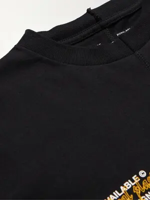 SPACE AVAILABLE Alex Olson Case Study Printed Upcycled Cotton-jersey T-shirt S