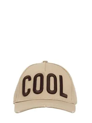 Dsquared2 Cool Patch Cotton Gabardine Cap