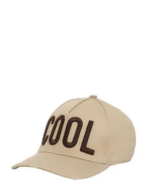 Dsquared2 Cool Patch Cotton Gabardine Cap