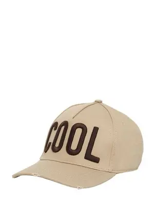 Dsquared2 Cool Patch Cotton Gabardine Cap