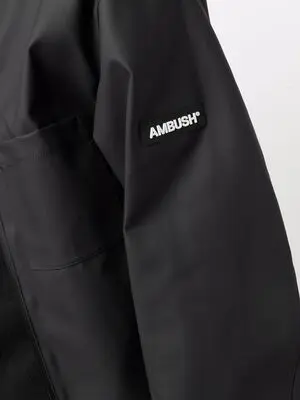 AMBUSH Coated Zip-front Jacket - Black