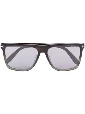 TOM FORD Rectangular Sunglasses - Green