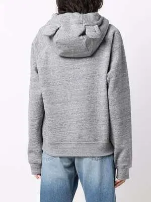 Dsquared2 Logo-print Cotton Hoodie - Grey