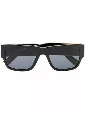 Versace Rectangle-frame Sunglasses - Black