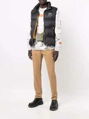 Palm Angels Slim Leg Corduroy Trousers - Neutrals