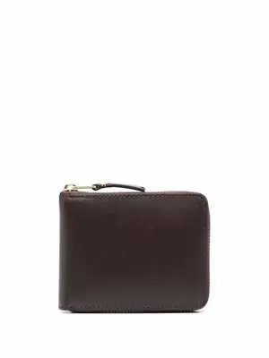 Comme Des Garçons Classic Zip-around Leather Wallet - Brown