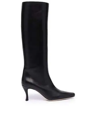 By Far Pointed Knee-length Boots - Black