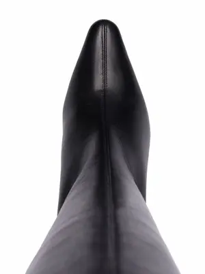 By Far Pointed Knee-length Boots - Black