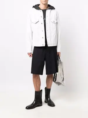 MAISON MARGIELA Raw-cut Collar Denim Jacket