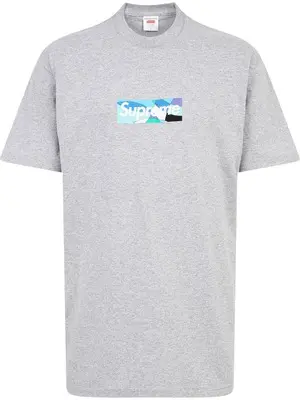 Supreme X Emilio Pucci Box Logo T-shirt - Grey