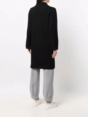 BARRIE Single-breasted Cashmere-cotton Blend Coat