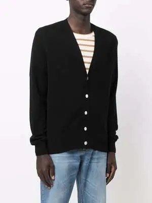 BARRIE Buttoned Cashmere Cardigan