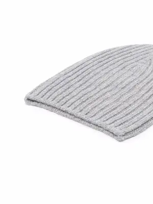 BARRIE Cashmere Beanie - Grey