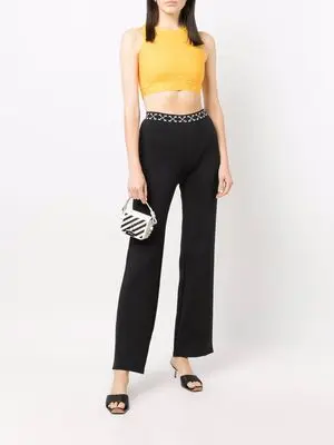 Off-White Arrows Waistband Ribbed Trousers