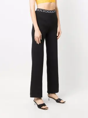 Off-White Arrows Waistband Ribbed Trousers