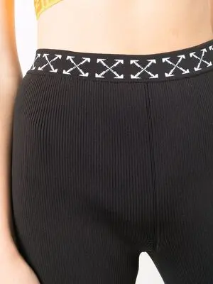 Off-White Arrows Waistband Ribbed Trousers