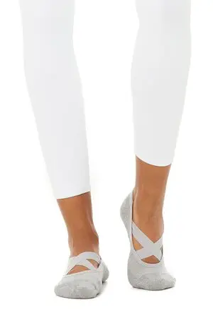 Alo Yoga ALO Barre Socks Dove Grey Heather