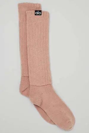 Alo Yoga ALO Scrunch Socks Soft Clay