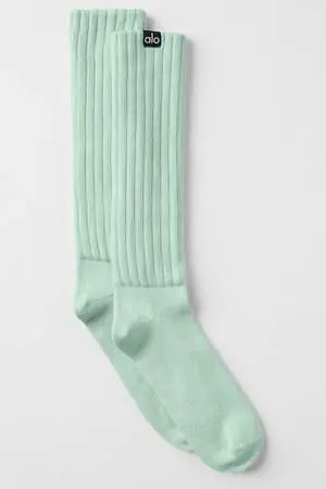 Alo Yoga Scrunch Socks - Spearmint