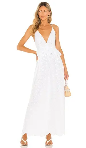 Tularosa Brier Embroidered Dress