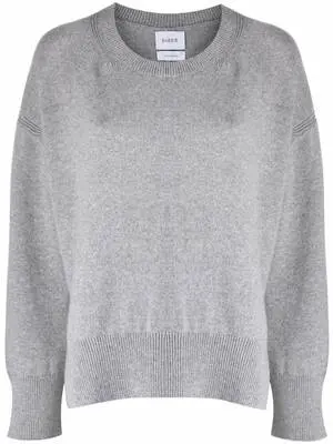 BARRIE Iconic Cashmere Pullover - Grey