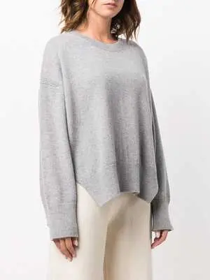 BARRIE Iconic Cashmere Pullover - Grey