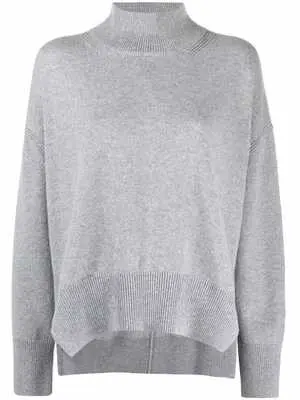 BARRIE Iconic Cashmere Pullover - Grey