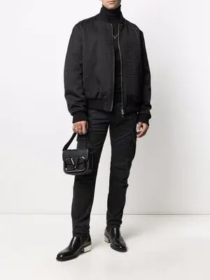 Balmain B-embossed Cargo Jeans - Black