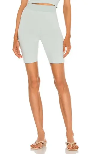 Simkhai Emmie Organic Stretch Terry Short In Baby Blue