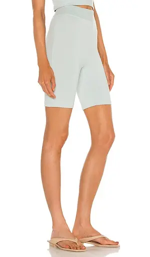 Simkhai Emmie Organic Stretch Terry Short In Baby Blue