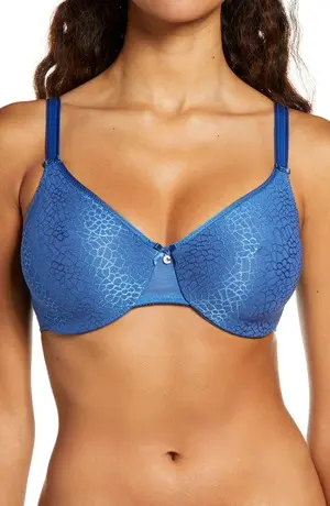 Chantelle CHANTELLE C Magnifique Underwire Minimizer Bra Northern Blue