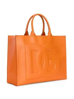 Dolce & Gabbana Large Beatrice Leather Tote Bag