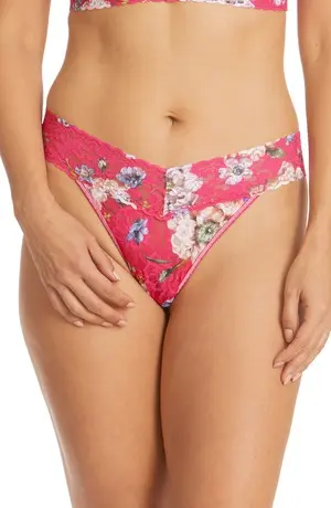 Hanky Panky Print Original Rise Thong Beverly Nordstrom Anniv